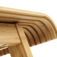 China Creative Bamboo Curved Seat Bar Stool with Eco-friendly Design and CE Certificate for sale