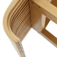 China Creative Bamboo Curved Seat Bar Stool with Eco-friendly Design and CE Certificate for sale
