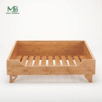 China OEM Solid Bamboo Cat Bed Frame For Small Medium Large Dog PET for sale