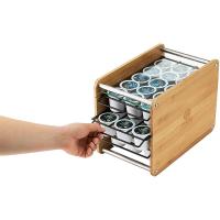 China Conveniently Organize Your Coffee Pods with this Sustainable Bamboo Holder and Drawer for sale