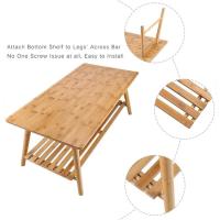 China Multifunctional Solid Bamboo Furniture Simple and Modern Coffee Table for Small Homes for sale