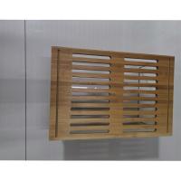 China Natural Bamboo Free Standing Shelf Stackable Kitchen Cabinet Organizer for sale