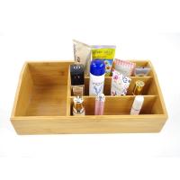 China CE Certificate Modern Bamboo Desk Storage Organizers Set with Removable Dividers for sale