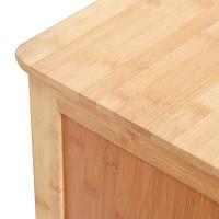 China ODM Double Shutter Bamboo Kitchen Storage Cabinet Modern for sale