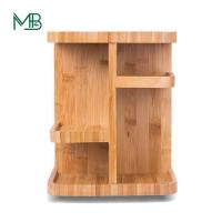 China OEM Bamboo Countertop Shelf Makeup Organizer For Bathroom Bedroom for sale