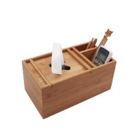 China Special Design Tissue Box Organizer Bamboo Storage Box Used for Tissue Keeper for sale