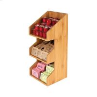 China Multifunction Bamboo Spice Rack Organizer Kitchen Storage ODM for sale