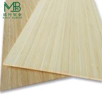 China Natural Vertical Grain Bamboo Plywood with E0 Formaldehyde Emission and Core Material Bamboo for sale