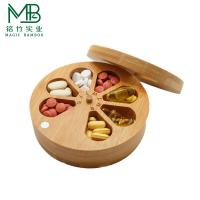 China Bamboo portable medication storage for Travel for sale
