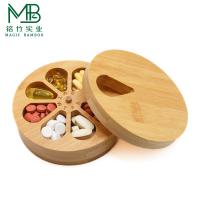 China Bamboo portable medication storage for Travel for sale