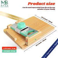 China One-handed Bamboo Cutting Board With Food Holder for sale