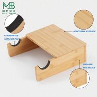 China Bamboo Wall-mounted Indoor Bike Rack For MTB And Road Bikes for sale