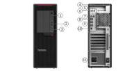 China Lenovo Thinkstation p620 Workstation for Graphic Design 7200 Rpm Processor Speed for sale
