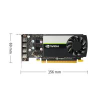 China Fan Cooler NVIDIA T1000 4G GDDR6 GPU 128-bit Memory Interface PCI Express 3.0 x 16 for sale