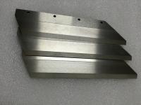 China 41 - 50 HRC Harness Cobalt Chrome Alloy Fiber Cutter Knife Blade Tefon Coating for sale