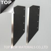 China Corrosion Resistance Cobalt Chrome Alloy Blade For Viscose Fibre Cutting Grinding Surface for sale