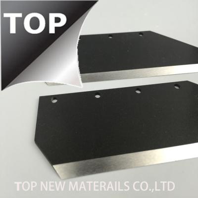 China Corrosion Resistance Cobalt Chrome Alloy Blade For Viscose Fibre Cutting Grinding Surface for sale