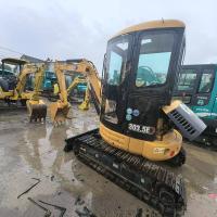 China High Performance Used Caterpillar 303.5E Mini Hydraulic Excavator 3.5 Ton Demolition Narrow Space Work Excavator For Farm for sale