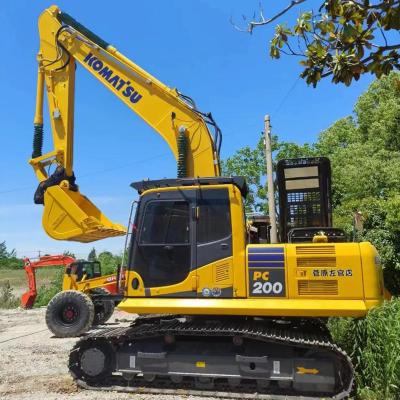 China Japan Original 20 Ton Used Komatsu PC200 PC200-8 Excavator Durable Construction Machinery Used Excavator for Farm Sale for sale