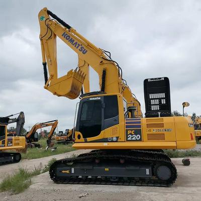 China Secondhand Komatsu PC220 Used Excavator Original Japan Komatsu PC220 Excavator Good Condition Used Excavator for Farm Sale for sale
