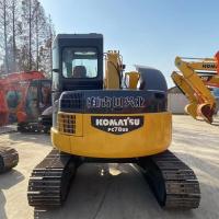 China Factory Direct Shipping Used Komatsu PC78 Mini Crawler Excavator Second Hand Hydraulic Digger Farm Used Excavator for Sale for sale