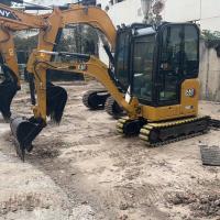 China Cheap Price Used CAT302 Mini Excavator 2Ton Small Crawler Digger Multifunctional Mini Excavator With Stable Performance for sale