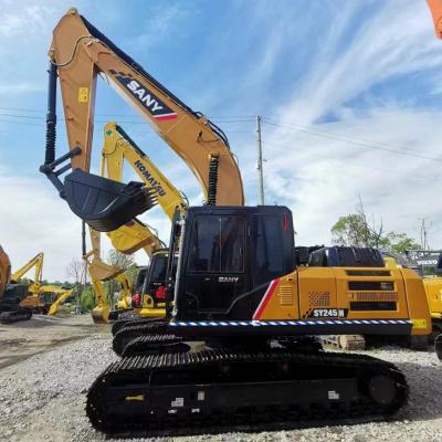 China 95% New Best Selling Second-hand Sany SY245H 24 Tons Medium Crawler Rc Hydraulic Excavator with Low Fuel Consumption in Stock for sale