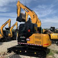 China New Used Excavator 9Ton Sy95c 95c-9 Sy75c Sy75 PLC Motor Included Engine Pump Excellent Mini Small Excavator for sale