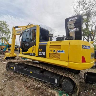 China Good Price High Cost-effective Used Komatsu PC270 27 Tons Hydraulic Crawler Secondhand Used Excavator for Farm Sale for sale