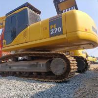 China Good Price High Cost-effective Used Komatsu PC270 27 Tons Hydraulic Crawler Secondhand Used Excavator for Farm Sale for sale