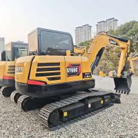 China Low Price Low Hours Sany SY60C 6Ton Crawler ISUZU Engine Hydraulic Used Mini Excavator for Sale for sale