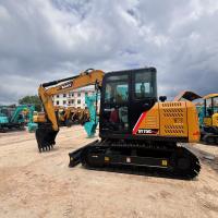China Original China Made Used Sany Sy75C 75C Pro ISUZU Engine Excavator Low Price High Quality Construction Shovel Digger Stock for sale