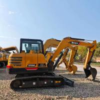 China High Quality Low Hours Sany SY55C 5.5Ton Crawler Hydraulic Compact Used Excavator for Construction for sale