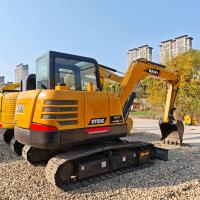 China High Quality Low Hours Sany SY55C 5.5Ton Crawler Hydraulic Compact Used Excavator for Construction for sale