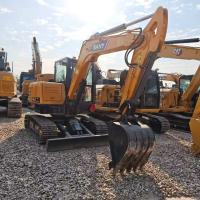 China High Quality Low Hours Sany SY55C 5.5Ton Crawler Hydraulic Compact Used Excavator for Construction for sale