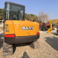 China Low Price Low Hours Sany SY55C 5.5Ton Crawler Hydraulic Compact Used Mini Excavator Machine for Construction for sale