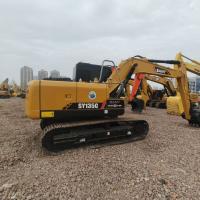 China Hot Selling High Efficiency Sany SY135C 13Ton Crawler Hydraulic Low Hours Used Excavator for Construction for sale