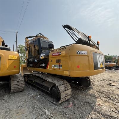 China CAT324D2 Used Caterpillar Excavator Hydraulic Crawler 24Ton C7 Engine for sale