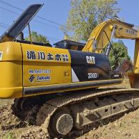 China Compact CAT330D2 Hydraulic Used Caterpillar Excavator Track Digger 194kW for sale