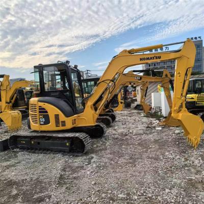 China Japan Original Mini Used Komatsu Pc55 Excavator 5.5Ton Crawler Digger for sale