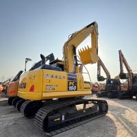 China Original Paint Komatsu PC160LC 16Ton Crawler Hydraulic High Efficiency Used Excavator for Sale for sale