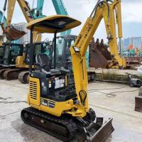 China Hydraulic Komatsu PC18MR Used Komatsu Excavator Small Digger Heavy Equipment 1.8T for sale