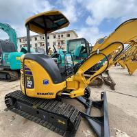 China Used Japanese Komatsu PC30MR Mini Excavator 3Ton Compact Hydraulic Crawler Digger with Zero Tail Swing for Garden Construction for sale