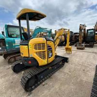 China Used Japanese Komatsu PC30MR Mini Excavator 3Ton Compact Hydraulic Crawler Digger with Zero Tail Swing for Garden Construction for sale