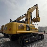 China 35 Ton large Used Komatsu Excavator PC350 Crawler Earthmoving Machinery for sale