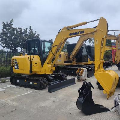 China Komatsu Second Hand Earth Moving Equipment PC56 Mini Excavator 5Ton for sale