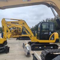 China Komatsu Second Hand Earth Moving Equipment PC56 Mini Excavator 5Ton for sale