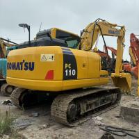 China Used Original Japan Komatsu PC110-7 Crawler Excavator 11Ton Low Hours Fuel Efficient Hydraulic Digger Construction Machinery for sale