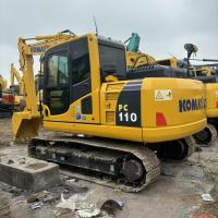 China Used Original Japan Komatsu PC110-7 Crawler Excavator 11Ton Low Hours Fuel Efficient Hydraulic Digger Construction Machinery for sale