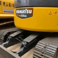 China Top Condition Used Komatsu PC128US 12.8Ton Compact Excavator No Oil Leakage Stable Engine Earthmoving Machinery Ready to Ship for sale